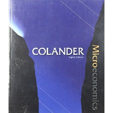Microeconomics (The Mcgraw-hill Series in Economics) by David Colander ...
