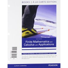 Finite Mathematics and Calculus with Applications Books a la Carte Plus MyLab Math Package (10th ...