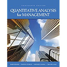 Quantitative Analysis for Management (13th Edition) by Barry Render ...