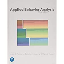 Applied Behavior Analysis by Cooper, John, Heron, Timothy, Heward, William (9780134752556)