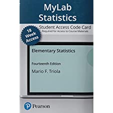 Elementary Statistics -- MyLab Statistics with Pearson eText Access ...