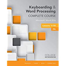 Bundle: Keyboarding and Word Processing Complete Course Lessons 1-110 ...