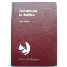 Introduction to Analysis by Edward D. Gaughan (9780534076023)