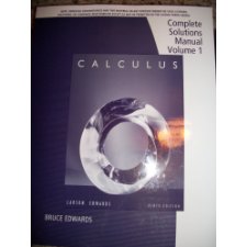 Calculus by Larson, Ron, Edwards, Bruce H. (9780547167022)