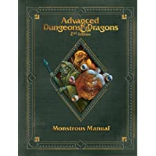 Premium 2nd Edition Advanced Dungeons & Dragons Monstrous Manual (D&D Core Rulebook) by Wizards ...