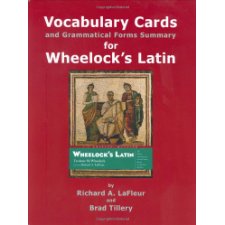 Vocabulary Cards and Grammatical Forms Summary for Wheelock's Latin by ...