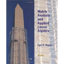 Matrix analysis and applied linear algebra by Carl D. Meyer (9780898714548)