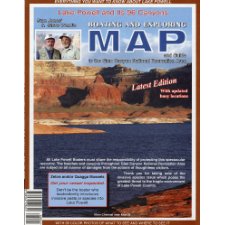 Lake Powell and Its 96 Canyons Boating and Exploring Map by Stan Jones ...