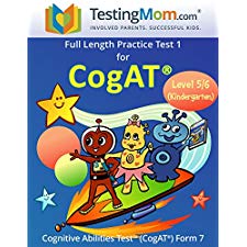 CogAT Test Prep Workbook – Kindergarten (Level 5/6) – Full Length ...