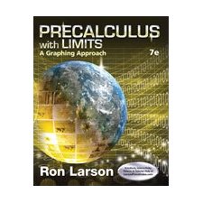 Precalculus with Limits: A Graphing Approach by Ron Larson (9781305071711)