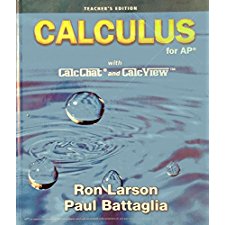 Calculus for AP - Teachers Edition by Ron Larson, Paul Battaglia ...