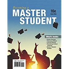 Becoming a Master Student by Ellis, Dave (9781337097109)