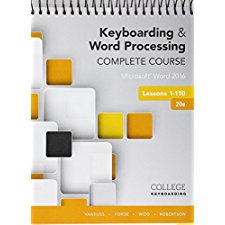 Bundle: Keyboarding and Word Processing Complete Course Lessons 1-110 ...