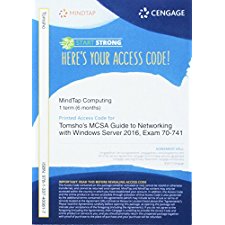 MindTap Networking, 1 term (6 months) Printed Access Card for Tomsho's MCSA Guide to Networking ...