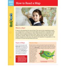 How to Read a Map FlashCharts by Schader Lee, Susan (9781411469211)