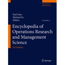 Encyclopedia of Operations Research and Management Science by Saul I ...