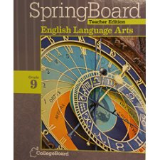 SpringBoard TE Teachers Edition English Language Arts Grade 9 2014 ...