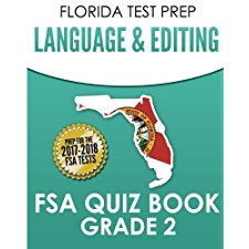 FLORIDA TEST PREP Language & Editing FSA Quiz Book Grade 2: Preparation ...