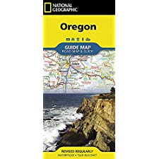 Oregon Map (National Geographic Guide Map) by National Geographic Maps ...
