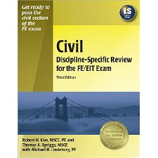 Civil Discipline-Specific Review for the FE/EIT Exam, 3rd Ed by Robert ...