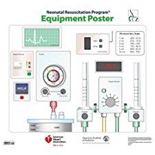 Neonatal Resuscitation Program Equipment Poster (NRP) by American Academy of Pediatrics ...