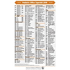 Pediatric Office Superbill 2018 by American Academy of Pediatrics ...