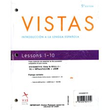 Vistas 5th Ed Looseleaf Textbook Vol 1 - 10 + SSPlus (vTxt) (12M ...