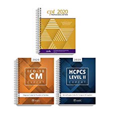 AMA CPT Book, ICD-10 Code Book, HCPCS Book - 2020 Physician Bundle by ...