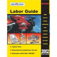 Motorcycle Labor Guide/1989-2002 Models (North America) (Autodata ...