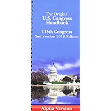 The Original U.S. Congress Handbook: 115th Congress, 2nd Session by ...