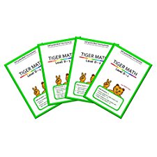 Tiger Math Level D set for Grade 3 (Self-guided Math Tutoring Series ...