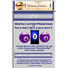 2018 Monthly Lottery Predictions for Pick 3 Win 3 Big 3 Cash 3 Daily 3 ...