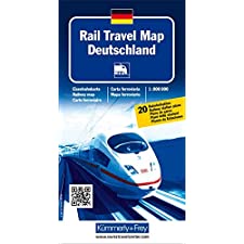 Germany Rail Travel Map: KF.DE.RAIL (9783259001233)